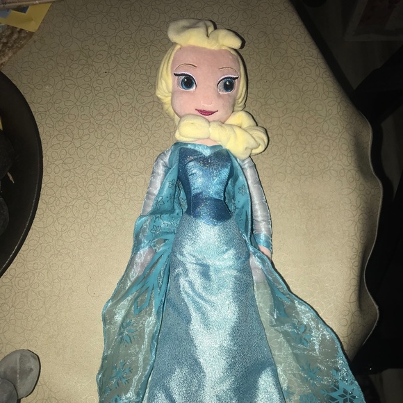 Disney | Toys | Elsa Plush From Disneys Frozen | Poshmark